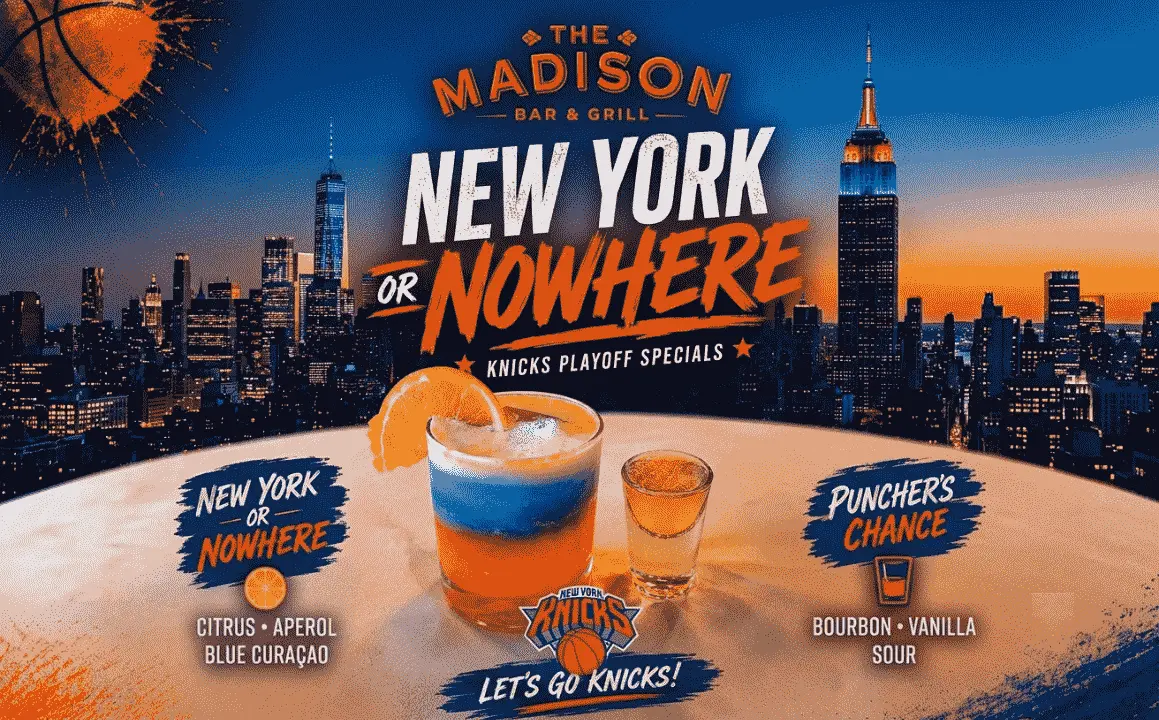Where to Eat and Watch the Knicks NBA Finals in Hoboken 2026 | Madison ...